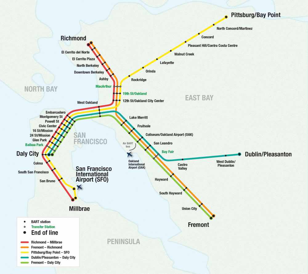 BART San Francisco M tro Pour La Banlieue Et L a roport BART San Francisco M tro Pour La Banlieue Et L a roport
